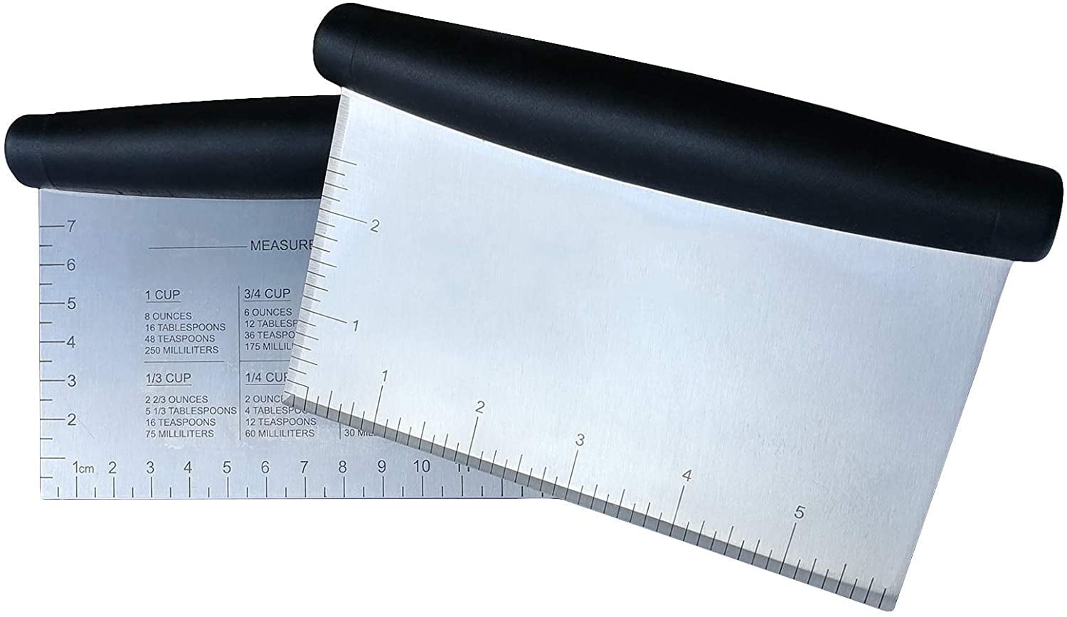 LNGOOR Metal Griddle Scraper Chopper, Stainless Steel Dough Bench ...