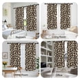 Black and Brown Leopard Print Blackout Curtains,Triple Weaved Fabric ...