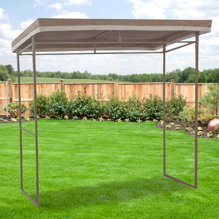 Garden Winds Replacement Canopy Top for Walmart Flat Roof Grill Gazebo ...