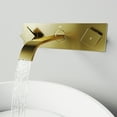 VIGO Titus Two Handle Single-Hole Wall Mount Bathroom Faucet in Matte ...