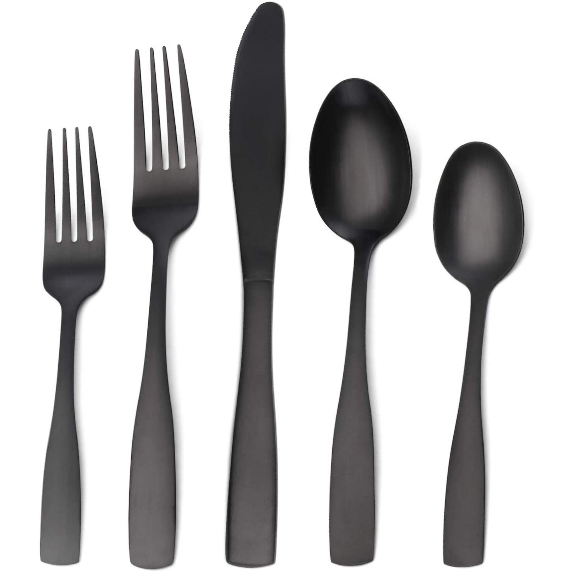 Click here for Greswe Matte Black Silverware Set  Satin Stainless... prices