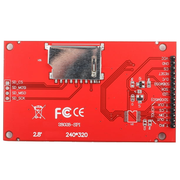 Placa controladora LCD, 2,8 pulgadas TFT SPI LCDTFT Displaymodule Módulo de pantalla TFT ...