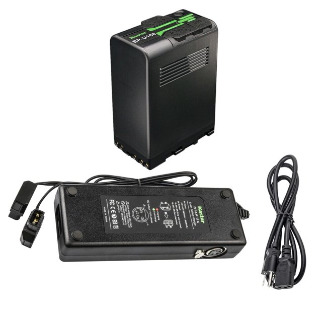 Kastar BP-U100 Battery 1 Pack and Dual D-Tap Charger for Sony PXW-X160, PXW-X180, PXW-X200, PXW ...