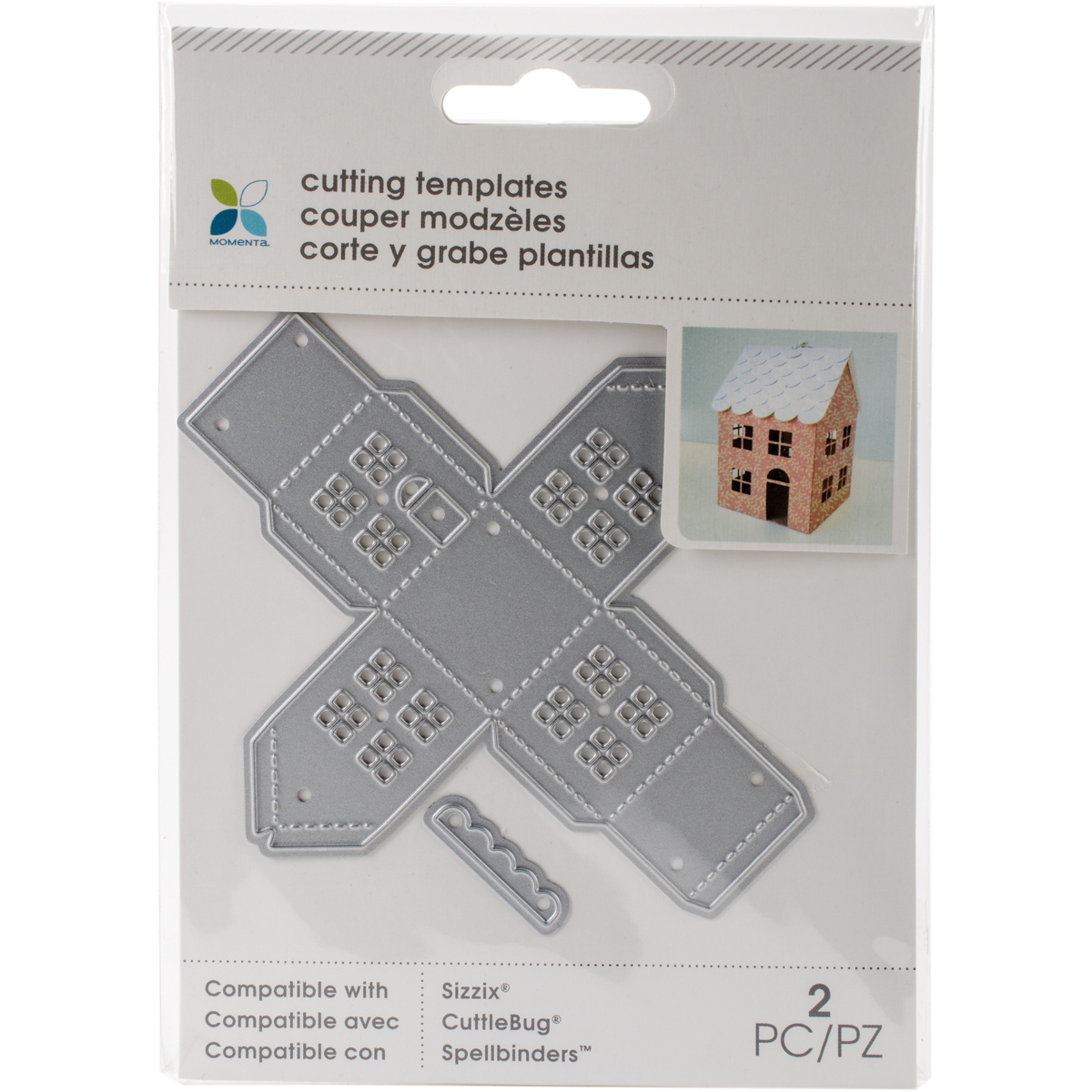 Momenta Die Cutting Templates Small Mini House 2pcs Walmart Momenta Die Cutting Templates Small Mini House 2pcs Walmart