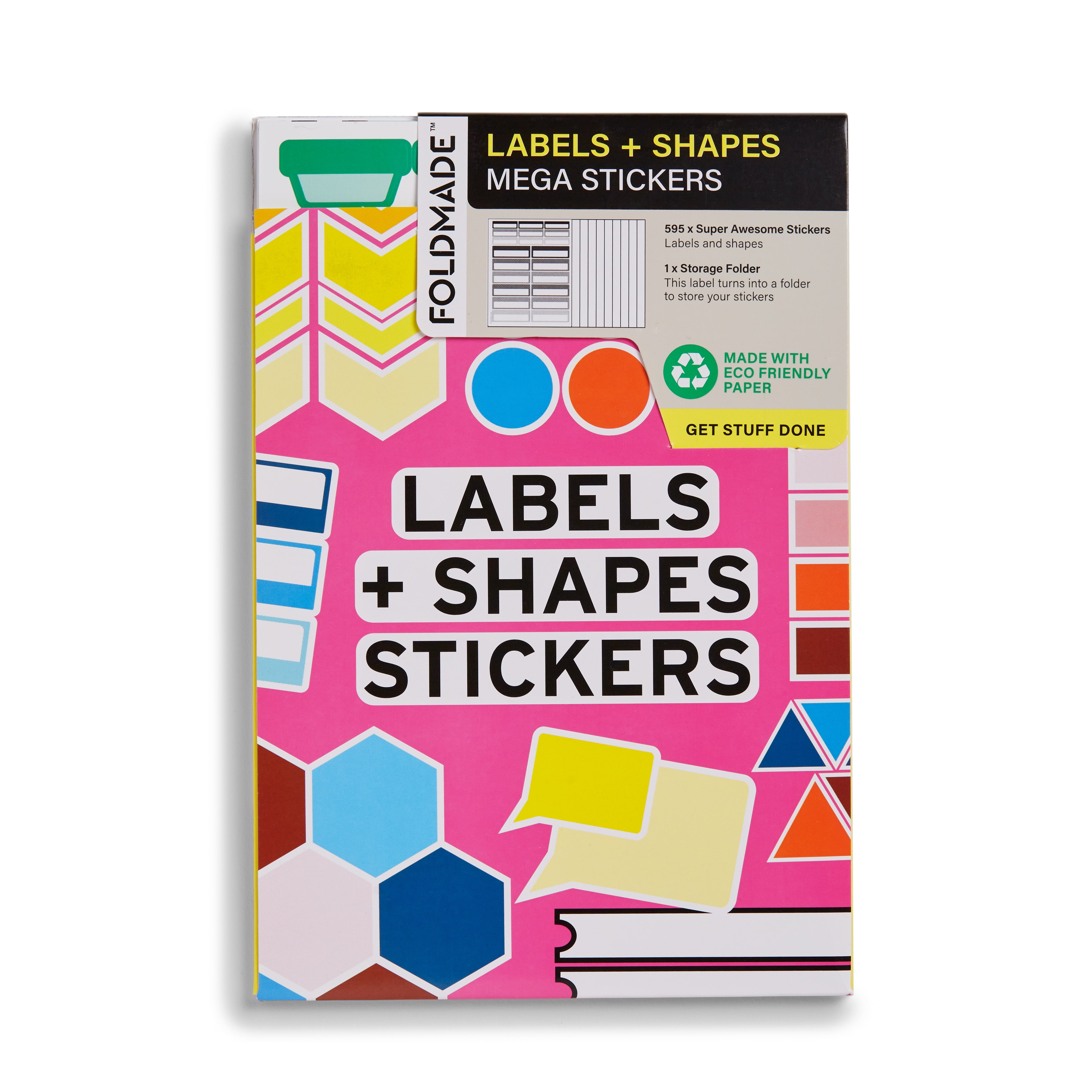 Foldmade Stickers, Multiple Sizes, Styles, Patterns, Colors, and ...
