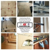 Glazelock GLZ23 1/16" Thick Shim 4"L x 3"W with 7/8" Slot Square ...