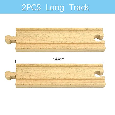 Wooden Track Railway Toys Beech Wooden Train Track Accessories Fit Biro ...