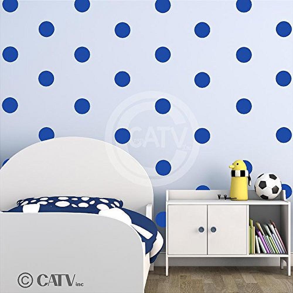 4" Polka Dots Circle Wall Pattern Vinyl Lettering Sticker Decal Dot ...