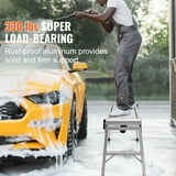 SKYSHALO Collapsible Work Stand, Supports Up to 330 lbs, Aluminum ...