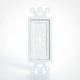 DATACOMM ELECTRONICS 45-0016-WH Decor Insert with Flexible Opening (White) - Walmart.com