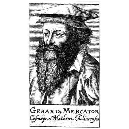 Gerardus Mercator /N(1512-1594). Flemish Geographer. Line Engraving ...