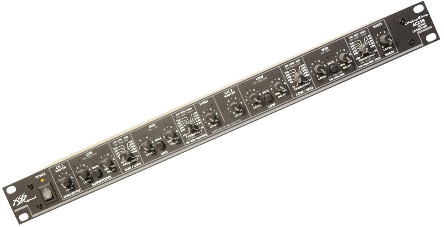 CROSSOVER ELECTRONICO PROFESSIONAL 2 3 4 5 VIAS XSS CHAC23B | Walmart ...