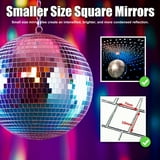 JZSDB, Mirror Disco Ball, 8-Inch, Silver Hanging Party Decor - Walmart.com
