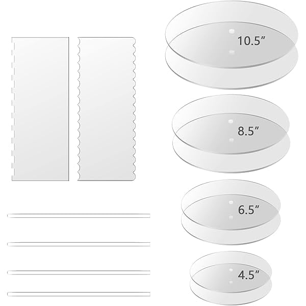 Click here for W829 Acrylic Cake Disc  Round 4.5/6.5/8.5/10.5 Inc... prices