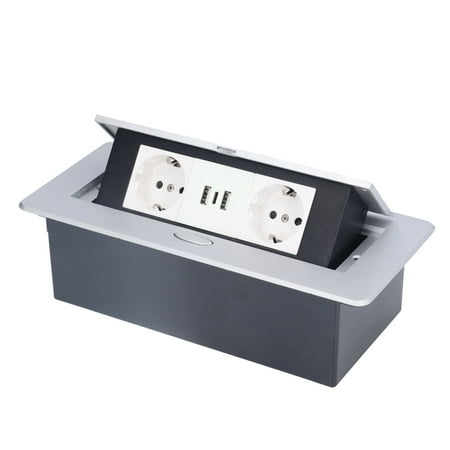Pop Up Power Outlet, Floor Electrical Socket Embedded Mount EU Standard ...