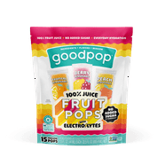 GoodPop 100% Fruit Juice Pops No Sugar Added Non-GMO 15ct - Walmart.com