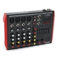Miumaeov Professional 6 Channel Bluetooth Studio Audio Mixer Power ...