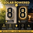 2026 New Solar House Numbers for Outside, LED Illuminated Address Sign ...