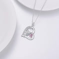 Cancer Awareness Necklace 925 Sterling Silver Ribbon Necklaces ...