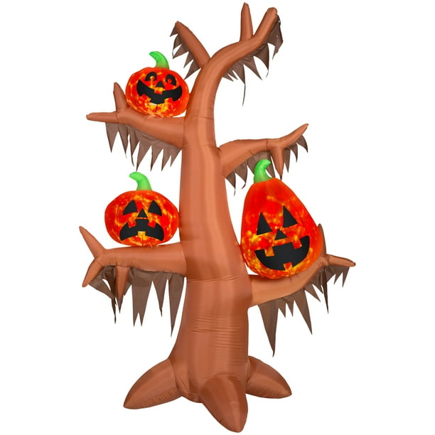 8.5' Airblown Kaleidoscope Scary Tree Halloween Inflatable - Walmart ...