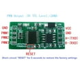 3ch 1hz~20khz duty cycle frequency adjustable pwm square wave pulse generator uart rs232 rs485 ...