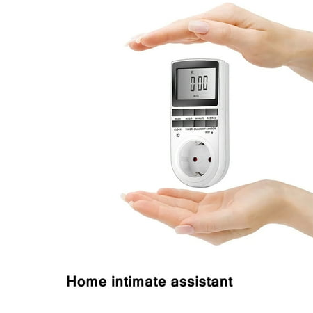 kurtrusly Power Socket Timer Switch Outlet Time Clock Digital Timer ...