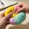 Rainbow Squishy Stress Relief, Soft Slow Rising Squishy Squeeze Anxiety ...