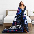 Axolotl Gamer Blanket Gift Throw Blanket Cute Gaming Animal Gift for ...