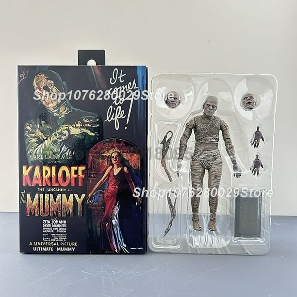 Original NECA Universal Monsters The Mummy Coffin Pharaoh Pyramid ...