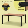 Abba Patio 7 PCS Outdoor Dining Set w/ All-Weather Aluminum Table ...