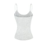 Basic Women Short Cami Built-In Shelf Bra - H Gray, M - Walmart.com