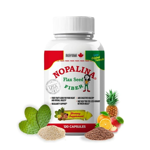 Suplemento Nopalina Fiber Formula 120 cápsulas | Bodega Aurrera en línea