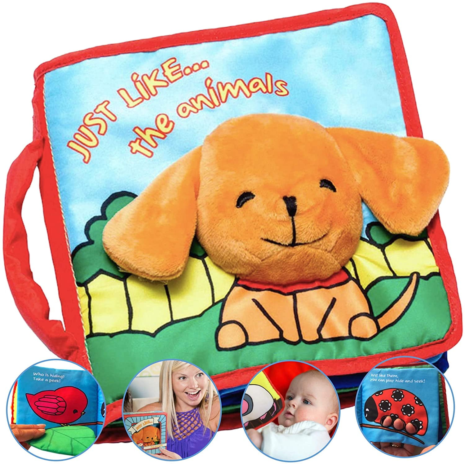 ToBeReadyForLife Just Like The Animals Soft Baby Book Non Toxic tobereadyforlife-just-like-the-animals-soft-baby-book-non-toxic