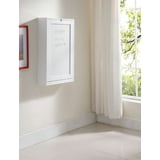 Kings Brand Furniture White Wall-Mounted Fold-Out Writing Desk – Space ...