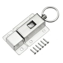 3-inch Length Spring Loaded Security Door Lock Latch Bolt Hasp Stapler ...