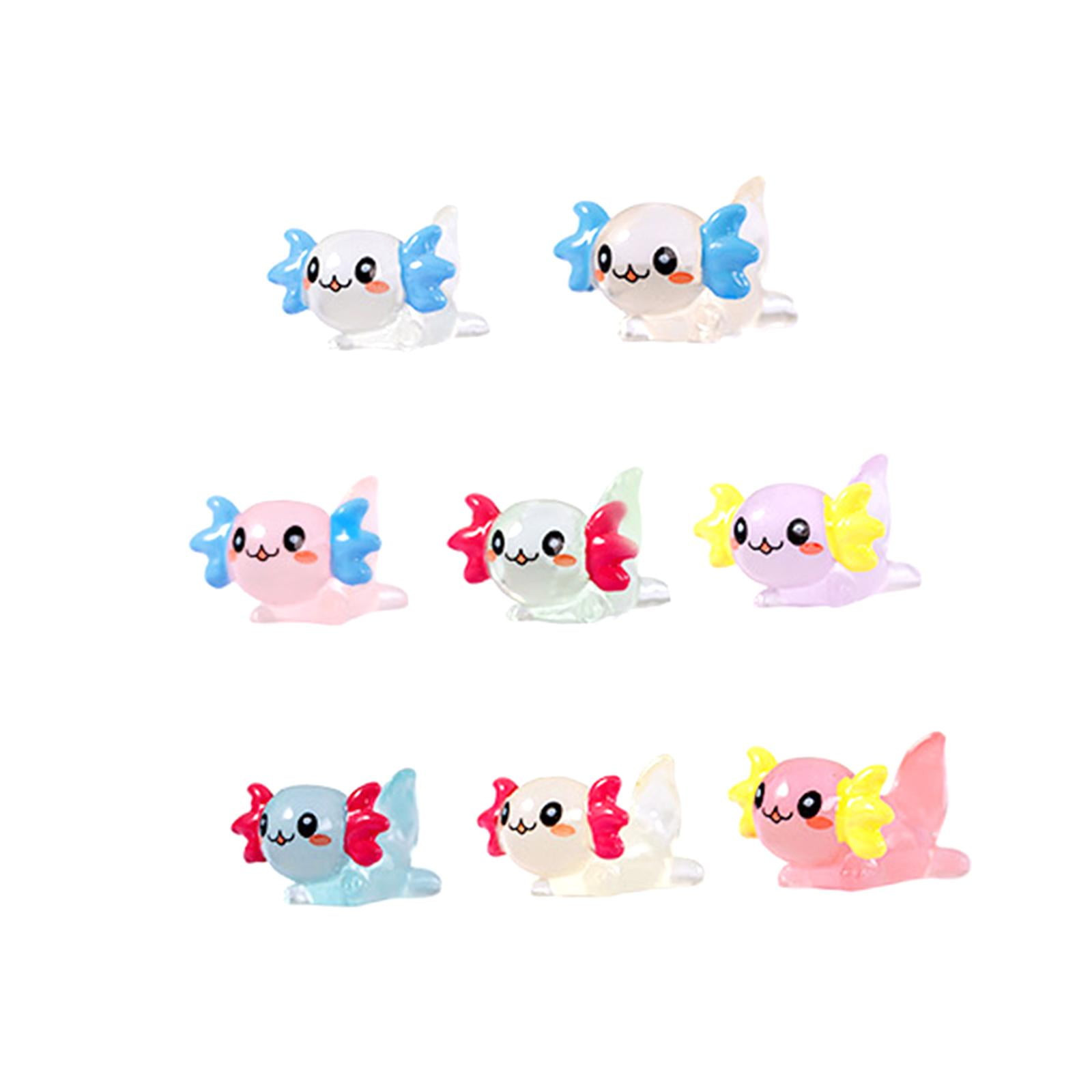 Click here for Dolity 8 Pieces Axolotl Miniature Figurines Cute S... prices