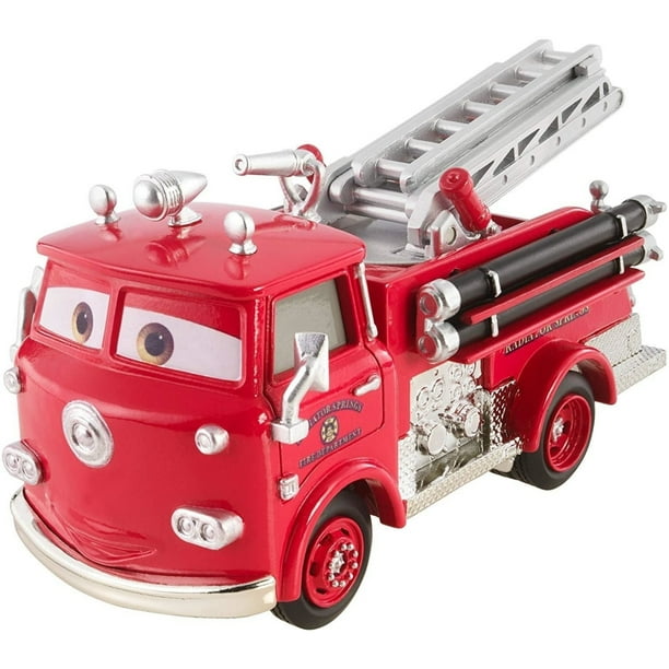 Disney Pixar Cars 3 Red Fire Truck Precision Series 002 Die-Cast Movie ...