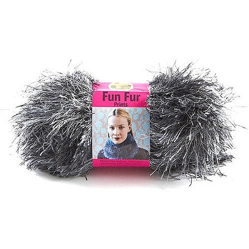 Lion Brand Yarns Polyester Fun Fur Yarn, 1 Each - Walmart.com - Walmart.com