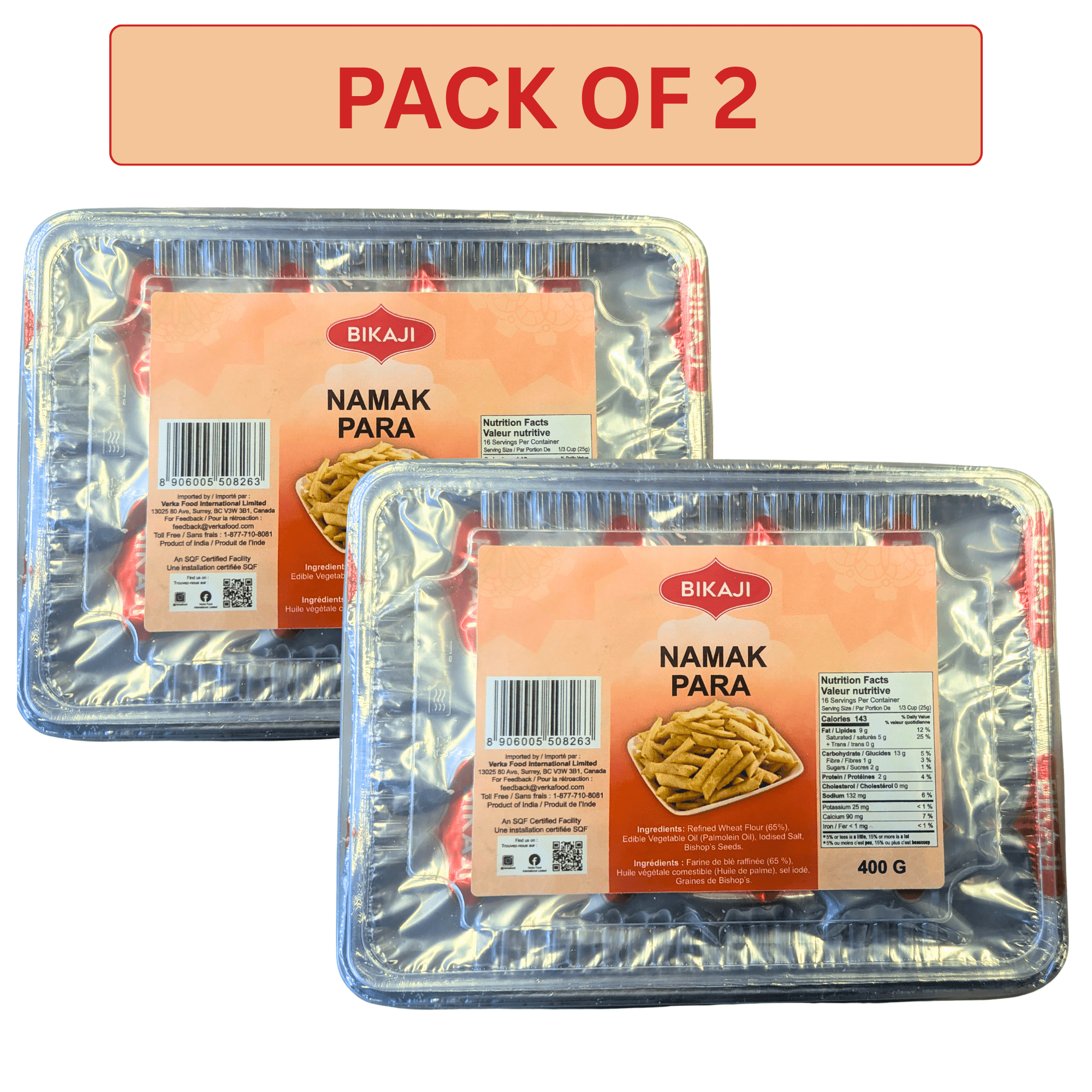 Click here for Bikaji Namak Para 400g  Pack Of 2  Crunchy Indian... prices