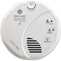 First Alert SCO500B Wireless Smoke and Carbon Monoxide Alarm with Voice ...