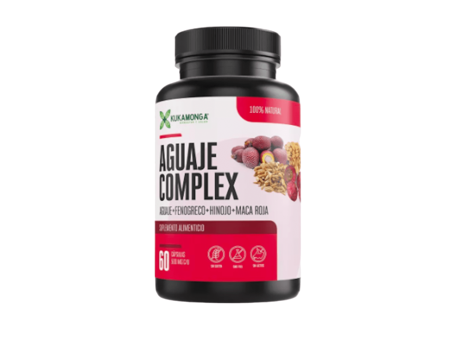 Aguaje Complex 60 Cápsulas Fenogreco Hinojo Maca Roja 100% original ...
