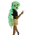 Wearable Plush Dino Costume,Luminous 3D Dinosaur Skeleton Costume with ...