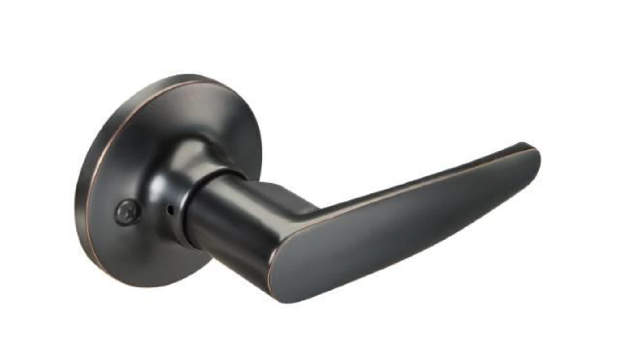 Yale YR81AL10BP Residential Edge Half Dummy Lock with Alpharetta Lever ...