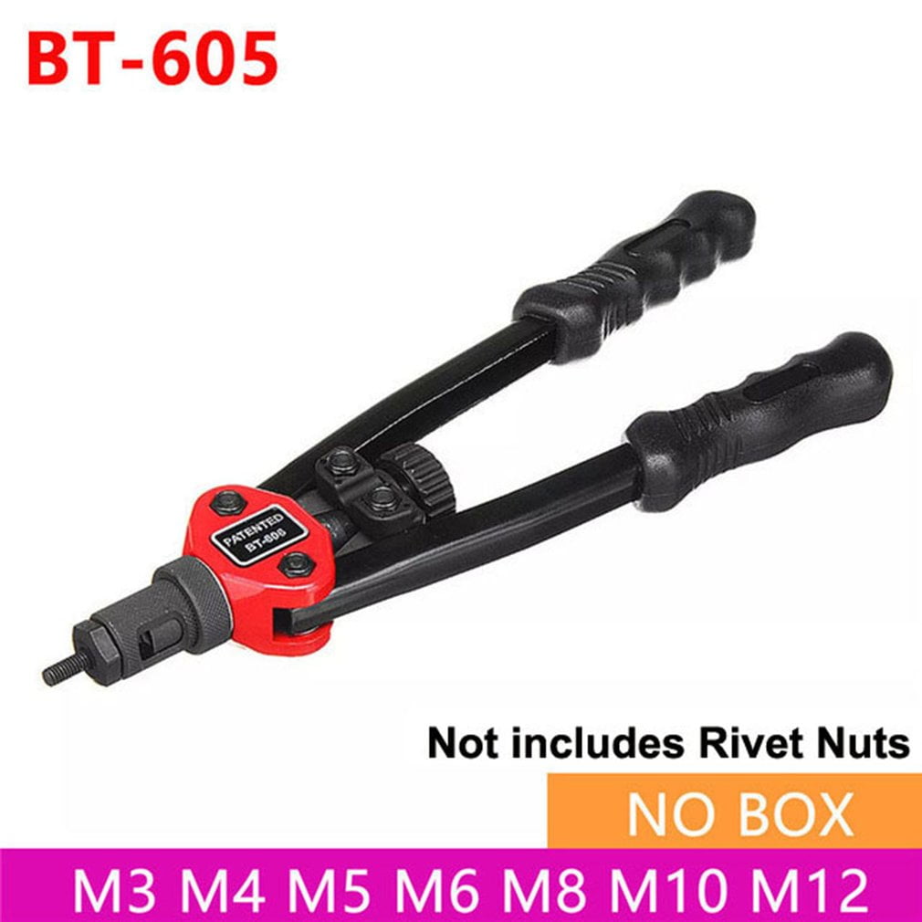 BT-605/BT-606 Riveter Gun Manual Mandrels Auto Rivet Tool Blind Rivet ...