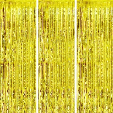 Black and Gold Photo Booth Backdrop - Perfect Party Decoration for ...