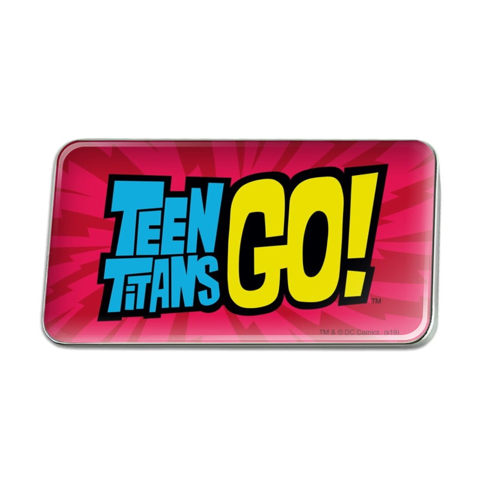 Teen Titans Go! Logo Metal Rectangle Lapel Hat Pin Tie Tack Pinback ...