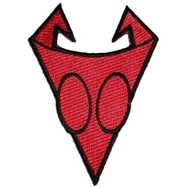 Invader Zim Character 3 Inches Tall Embroidered Iron On Patch - Walmart.com