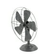 Free Shipping! 15" x 18" Black Metal Fan Sculpture, by DecMode ...
