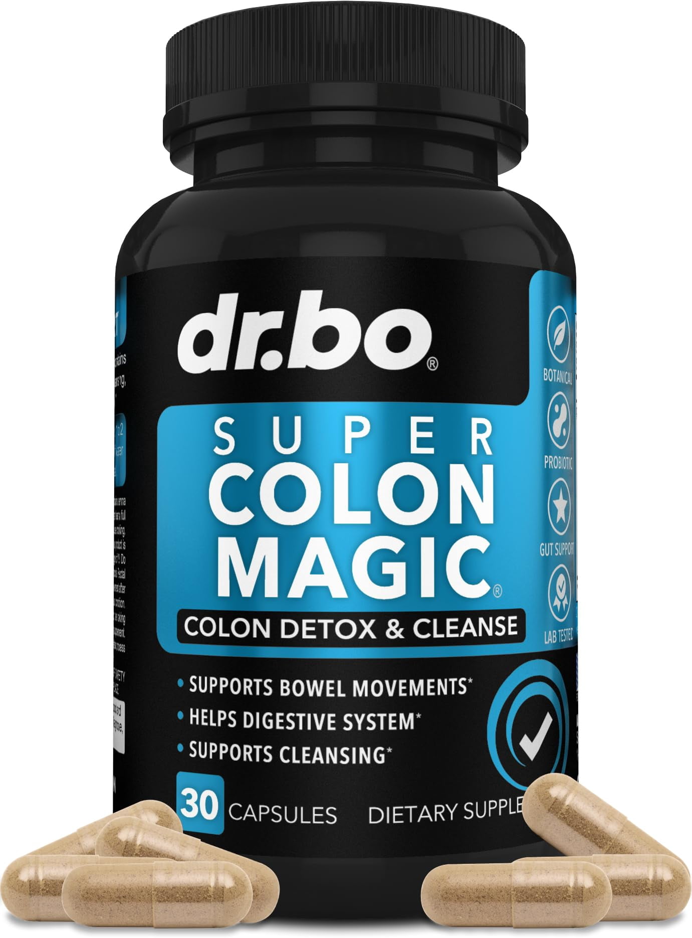 Colon Cleanser Detox, píldoras limpiadoras de 15 días y probióticos Dr ...