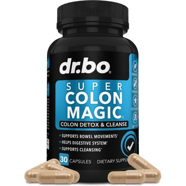 Colon Cleanser Detox, píldoras limpiadoras de 15 días y probióticos Dr ...